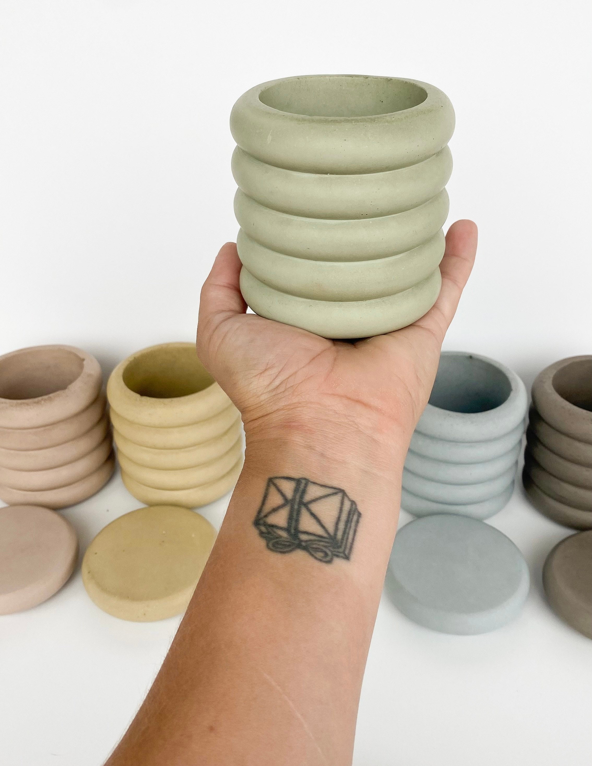 Bubble Concrete Jewelry Box | Jewelry Box | Concrete Home Decor ...