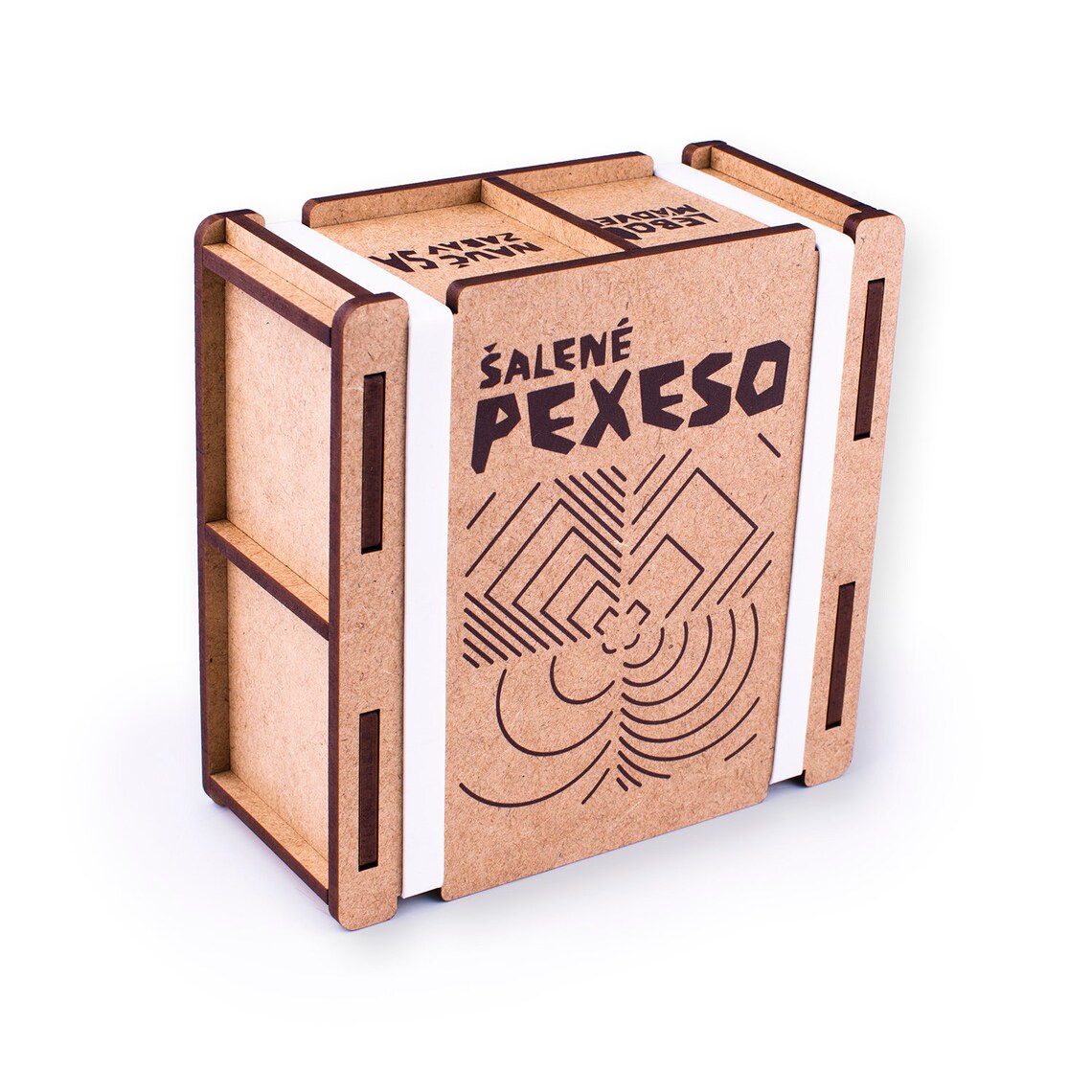 Memory Game Šalené Pexeso Wooden Geometry Patterns Shape Game - Etsy