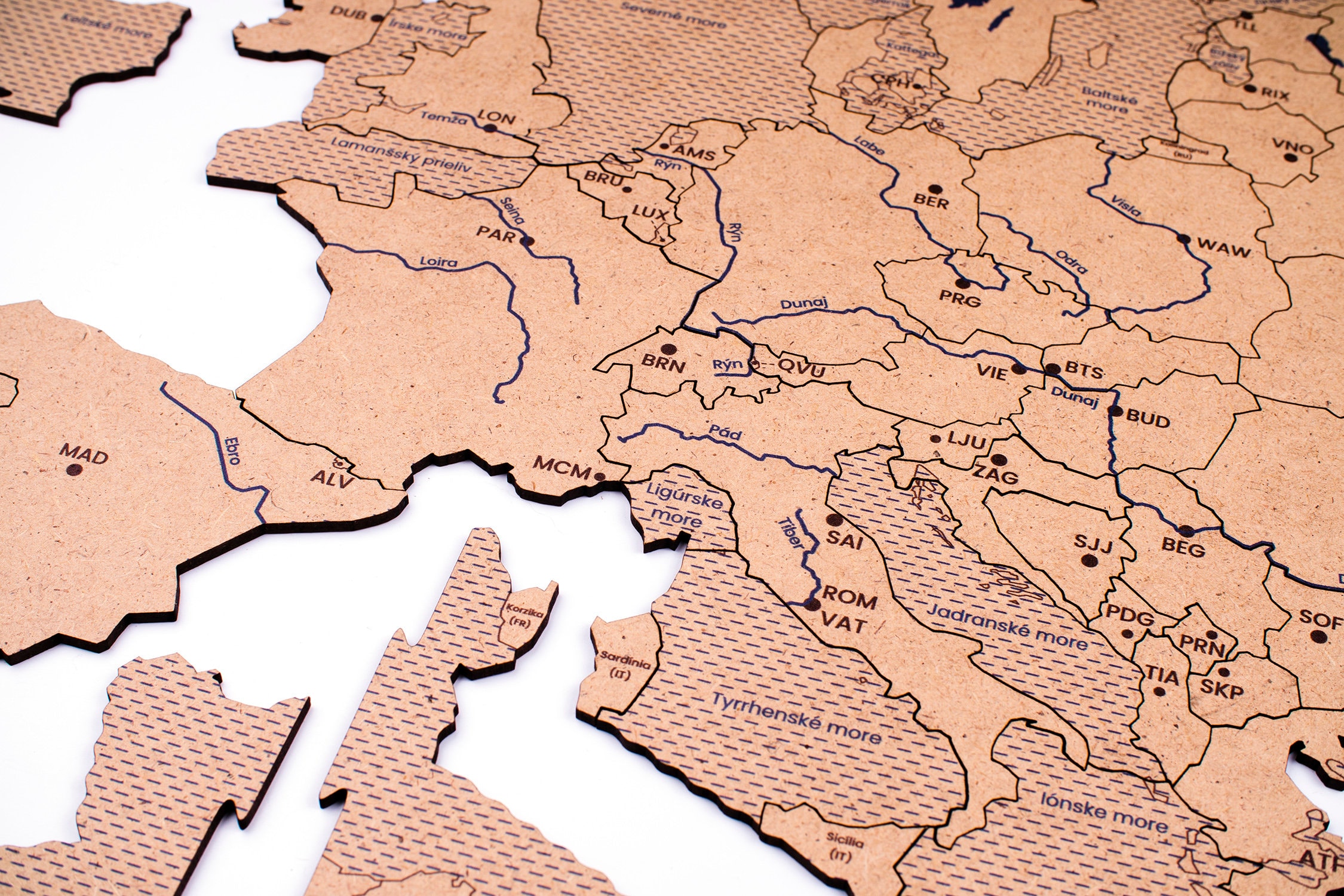 Europe Map Puzzle of Countries Geography Puzzle Wooden Educational ...