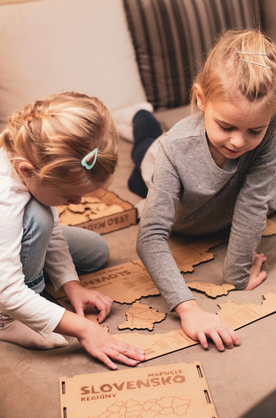 Slovakia Regions Map Puzzle Geography Puzzle Wooden Culture Slovak ...