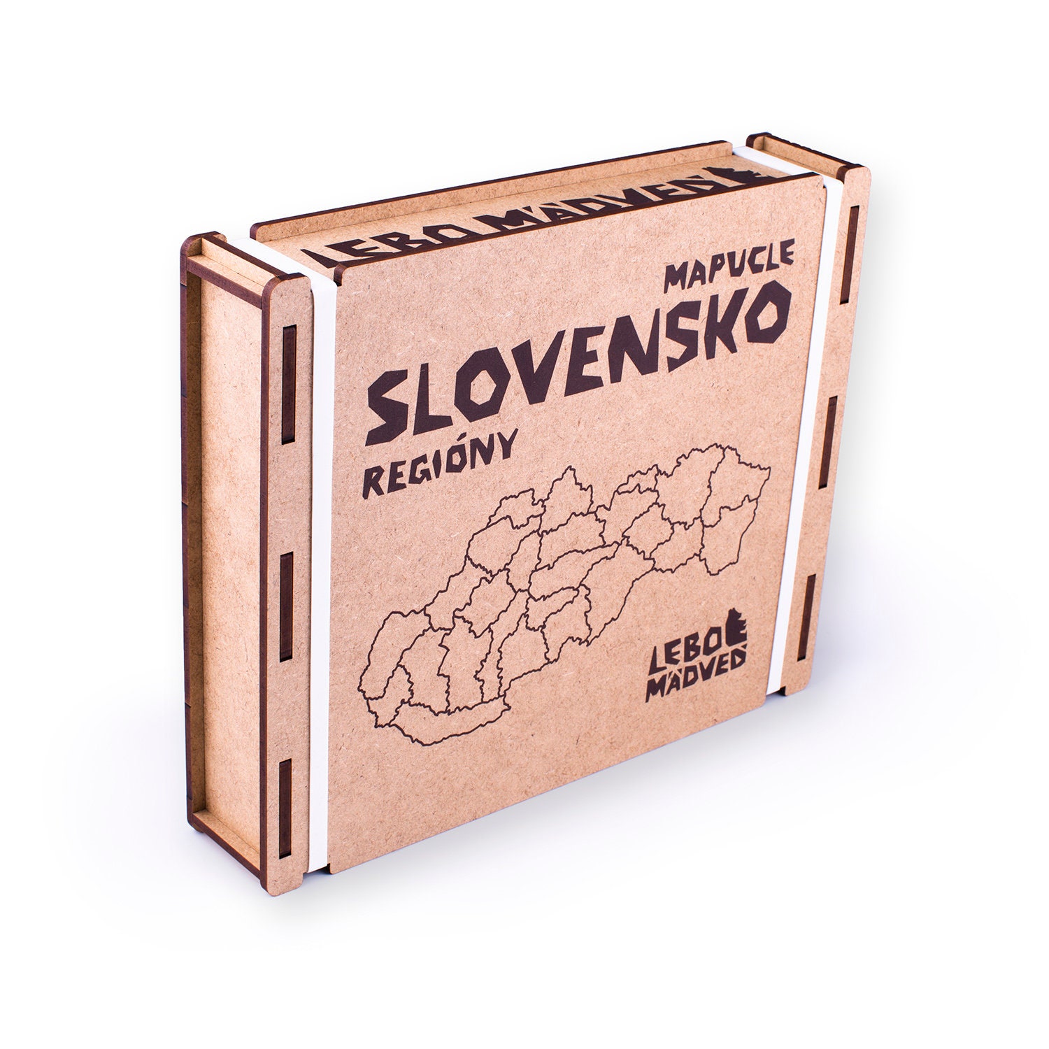 Slovakia Regions Map Puzzle Geography Puzzle Wooden Culture Slovak ...