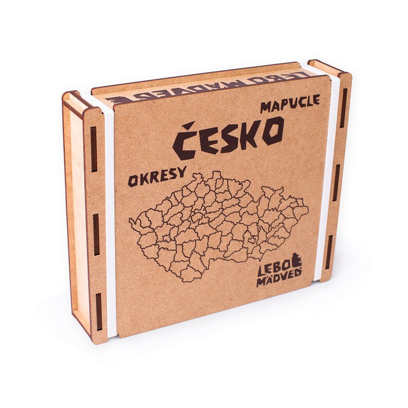 Czech Districts Map Puzzle of Czech Republic Geography Puzzle - Etsy