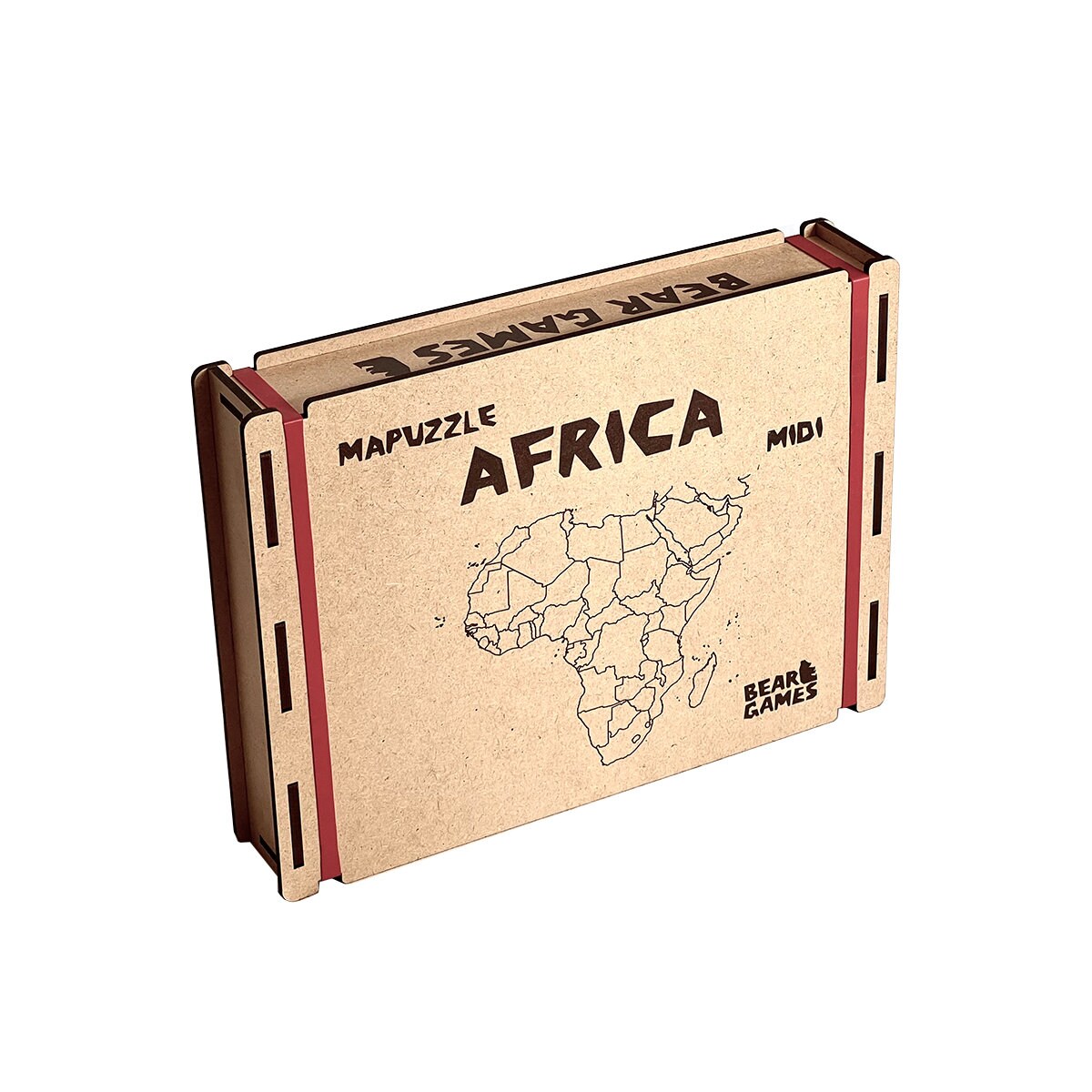 Africa Map Puzzle of Countries Geography Puzzle Wooden Educational ...