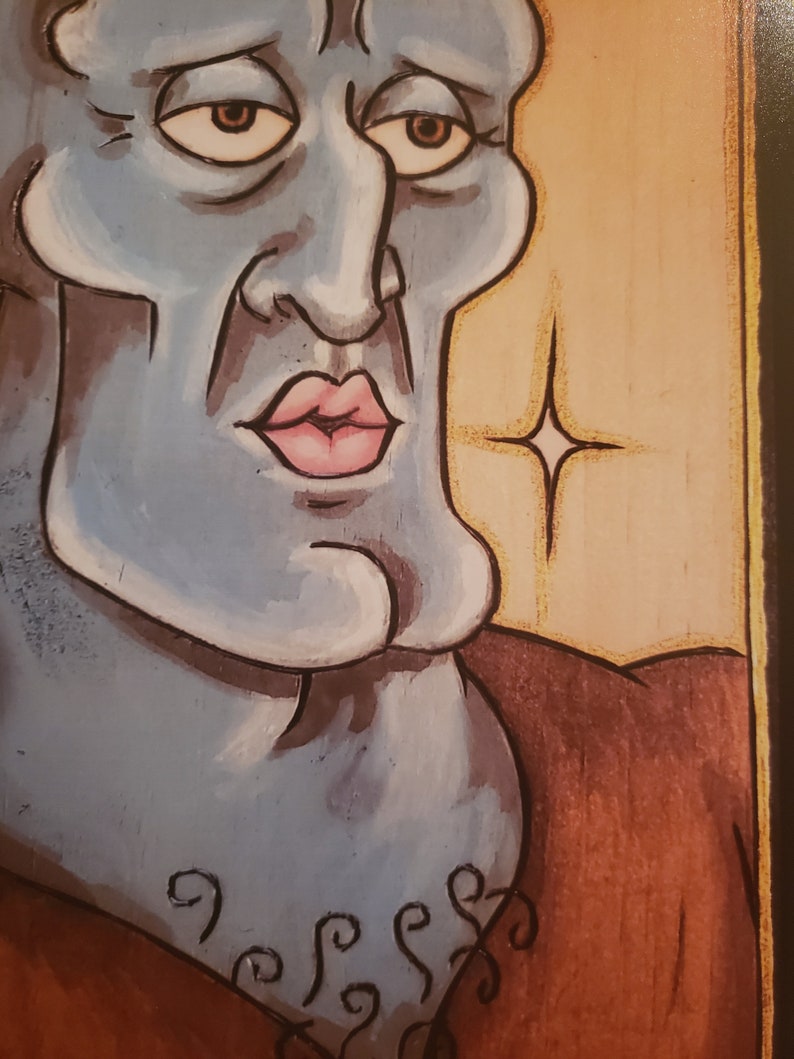 8x10 Handsome Squidward Print - Etsy