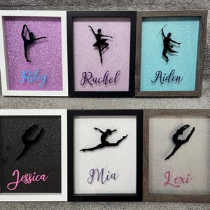 Personalized Dance Shadow Box | Competition Pin Holder | Display Case ...