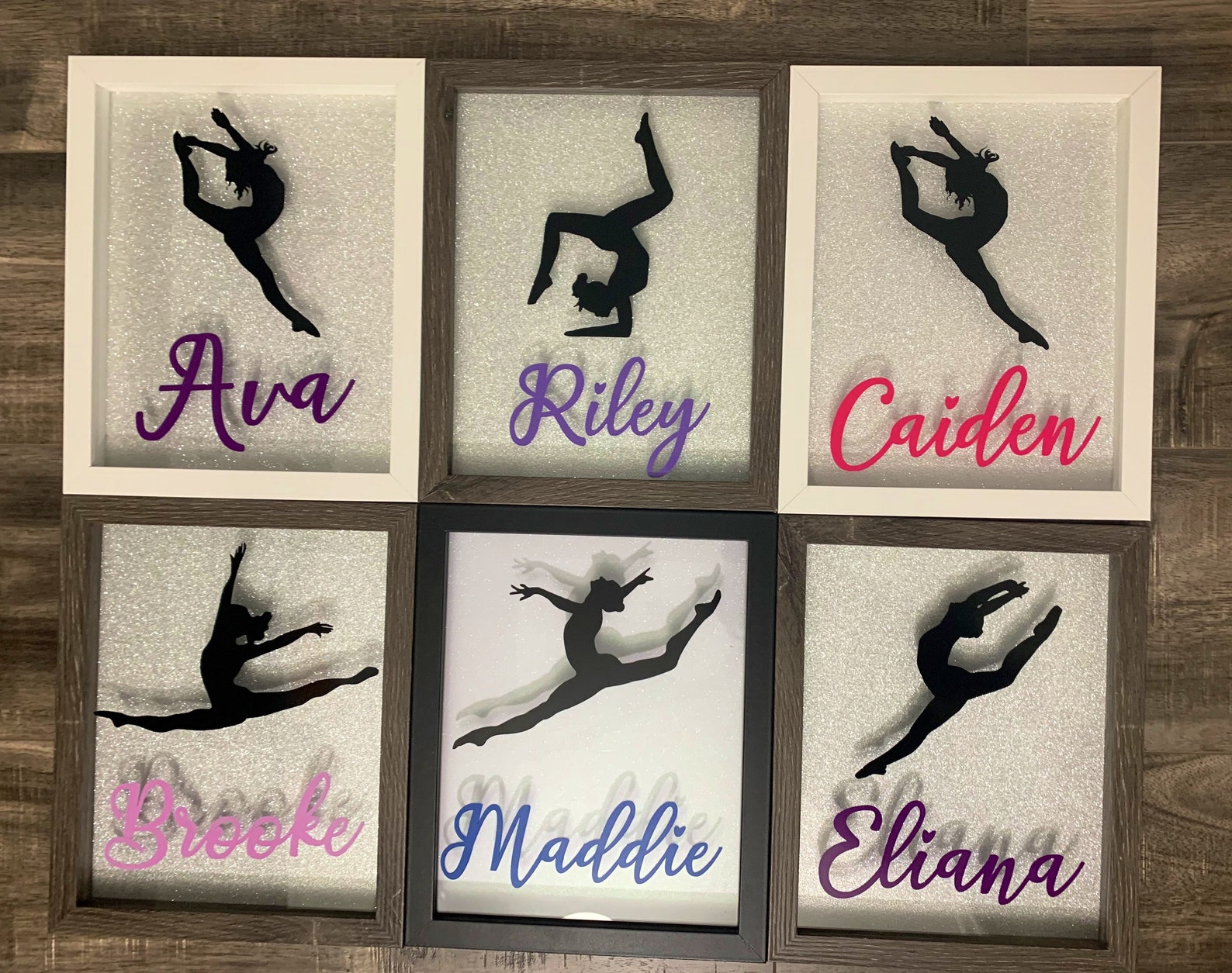 Personalized Dance Shadow Box Competition Pin Holder Display Case Dance ...