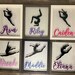 Personalized Dance Shadow Box Competition Pin Holder Display Case Dance ...