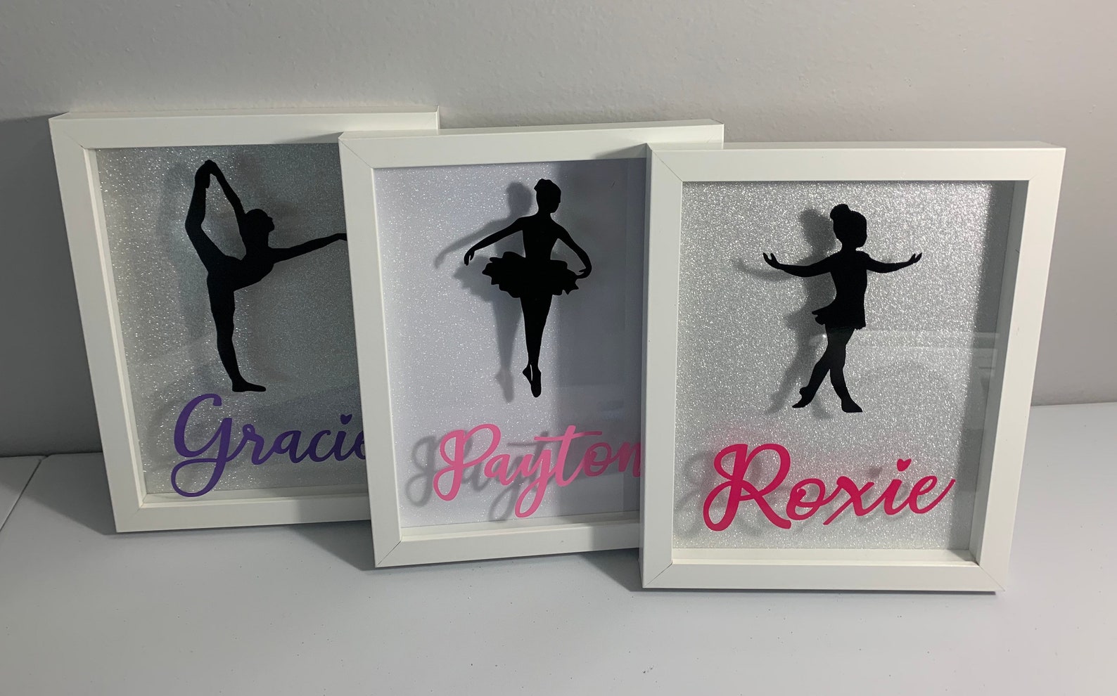 Personalized Dance Shadow Box Competition Pin Holder Display Case Dance ...