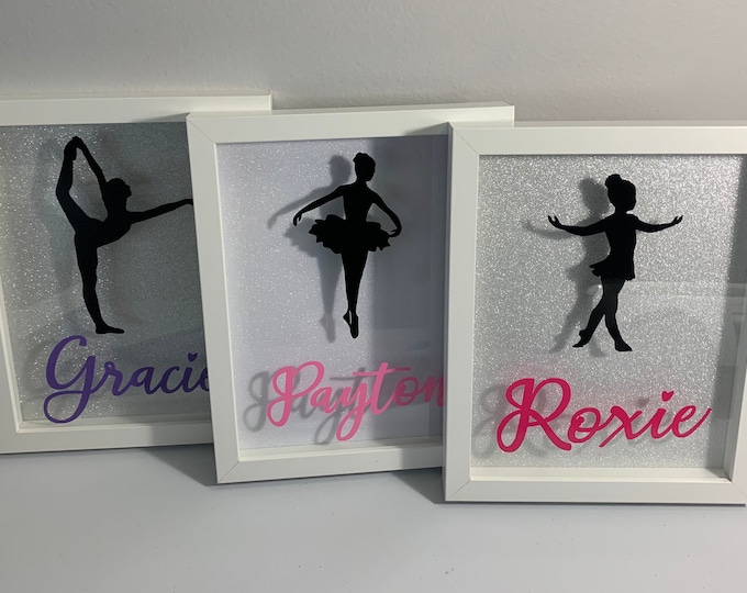 Dance Competition Pin Shadow Box Dance Pin Box Dancer Frame Dancer ...