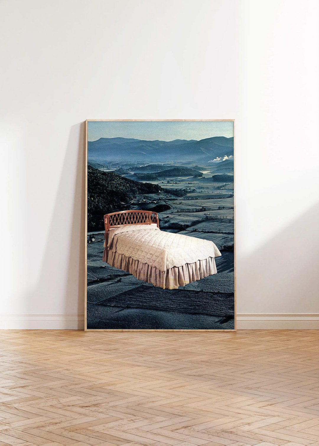 Surreal Dreamscape Fantasy Poster, Surreal Collage Print, Ethereal ...