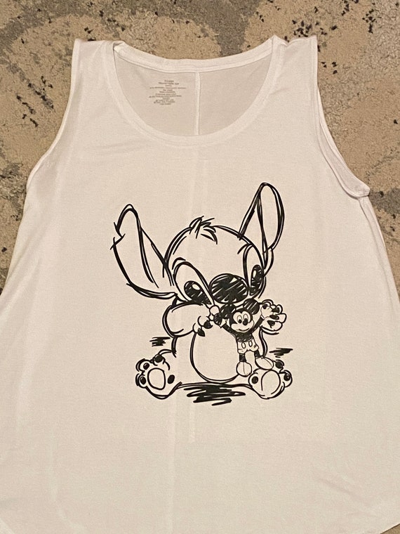 Stitch Playing With Mickey Mouse - Etsy