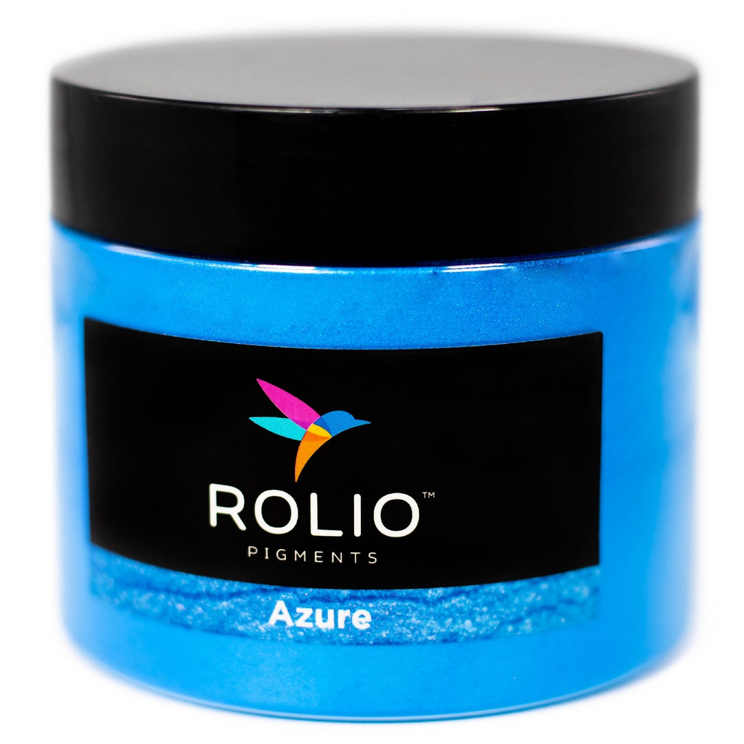 Mica Powder Blue azure Color Pigment Powder for Epoxy Resin, Silicone ...