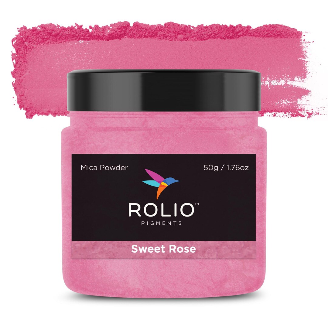 Mica Powder Sweet Rose Color Pigment Powder for Epoxy Resin, Silicone ...