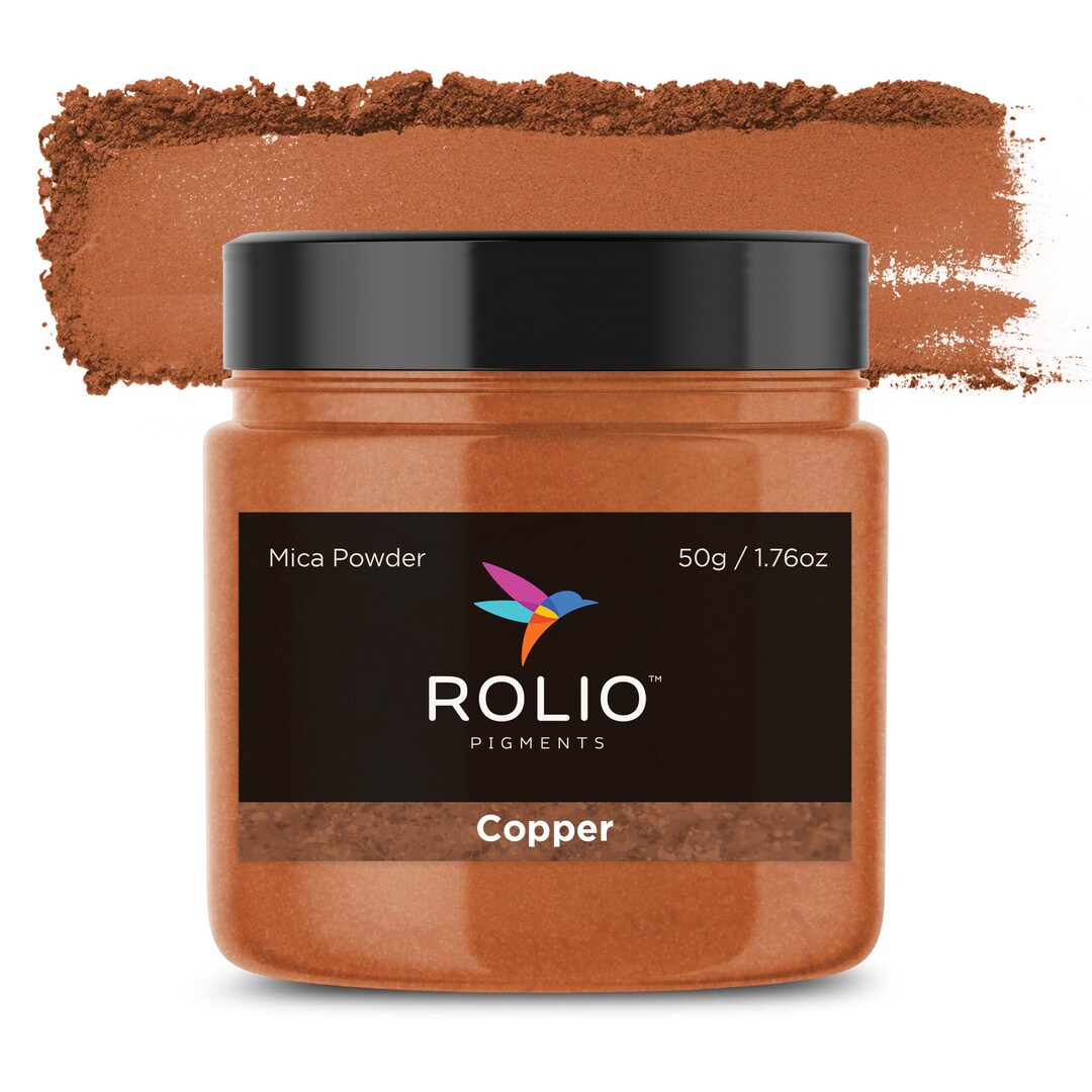 Mica Powder Copper Color Pigment Powder for Epoxy Resin, Silicone, Nail ...