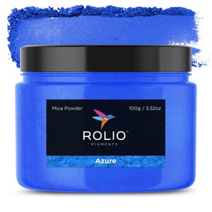 Mica Powder Blue Azure Color Pigment Powder for Epoxy Resin, Silicone ...