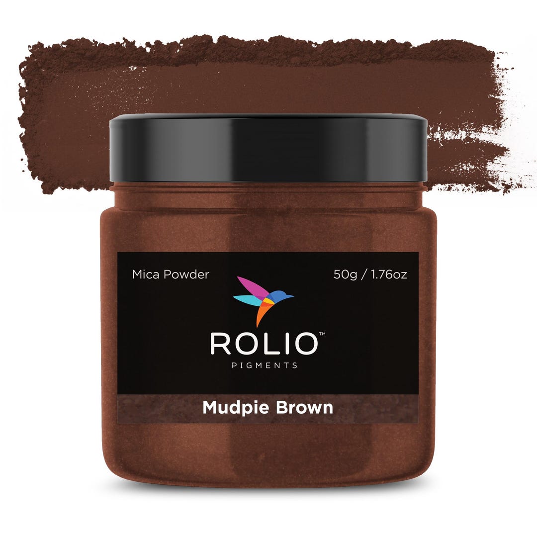 Mica Powder Mudpie Brown Color Pigment Powder for Epoxy Resin, Silicone ...