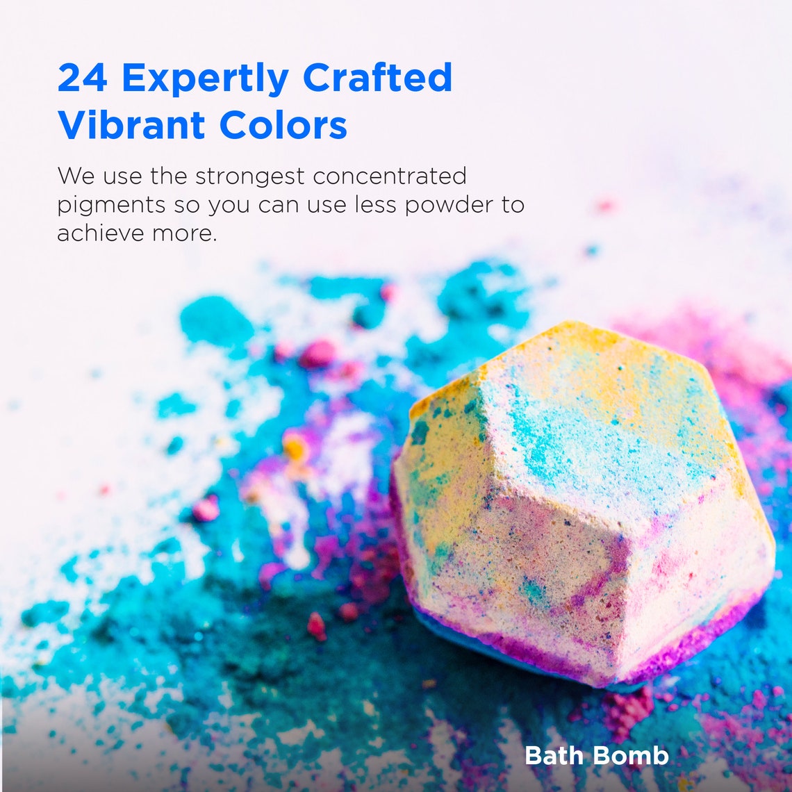 Mica Powder 24 Bags of 5g Color Pigment Powder for Slime Nail - Etsy