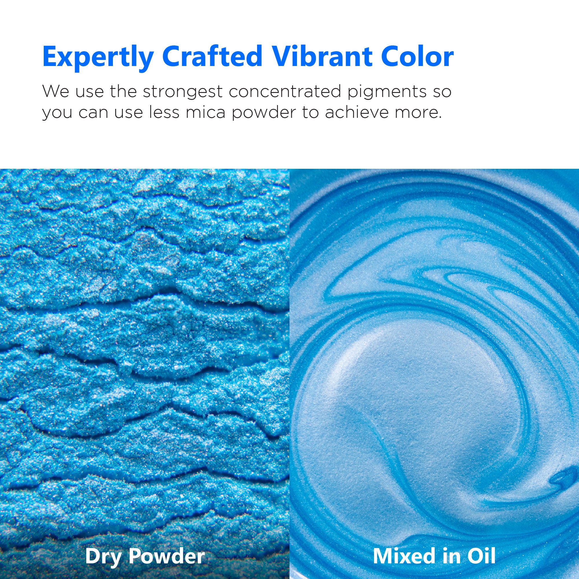 Mica Powder Maya Blue Color Pigment Powder for Slime Nail - Etsy