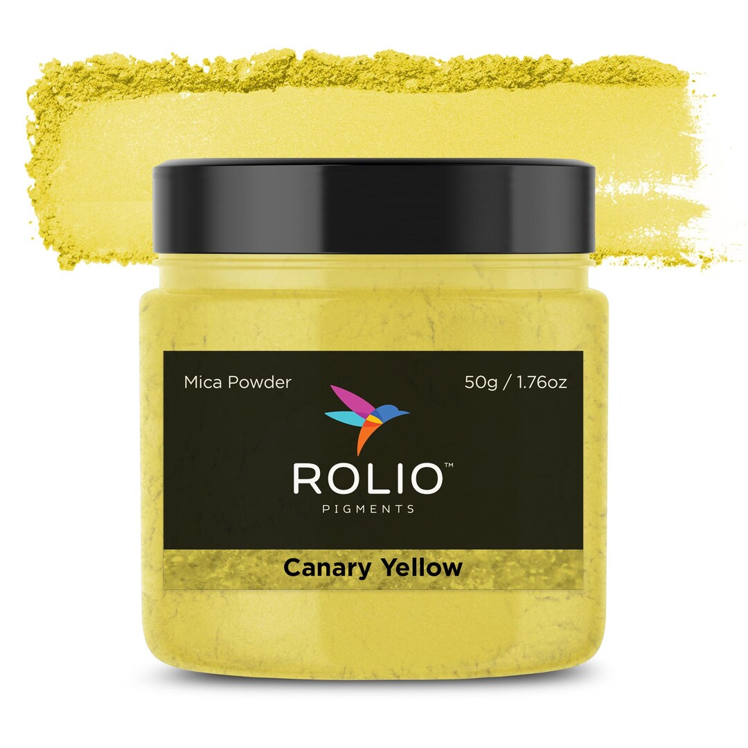 Mica Powder Canary Yellow Color Pigment Powder for Epoxy Resin ...