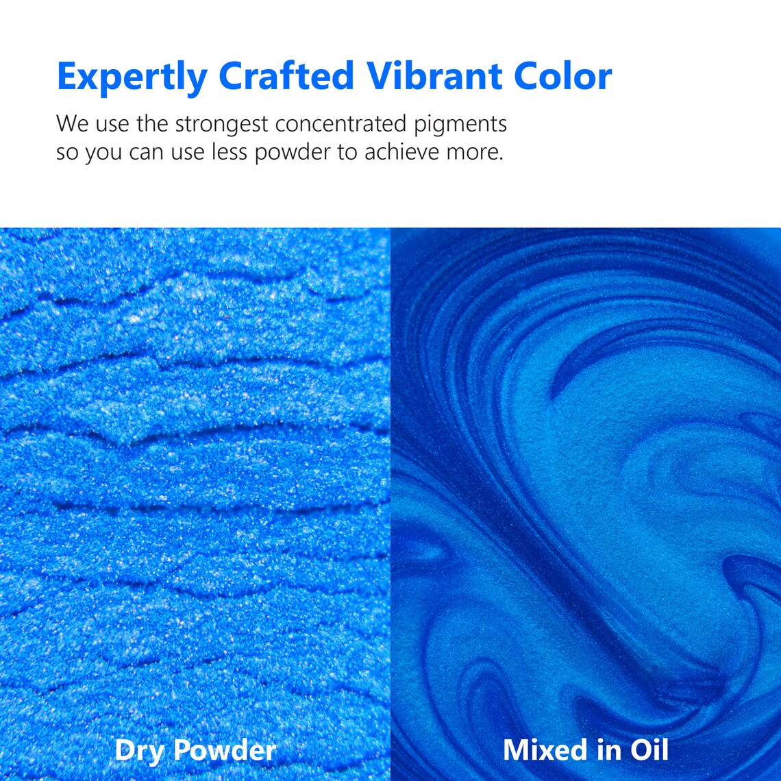 Mica Powder Blue azure Color Pigment Powder for Slime Nail | Etsy