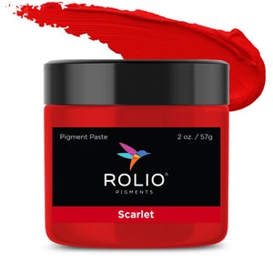 Scarlet Red Pigment Paste - 2oz. Jar - Etsy
