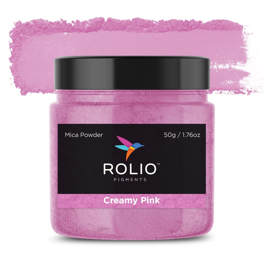 Mica Powder Creamy Pink Color Pigment Powder for Epoxy Resin, Silicone ...