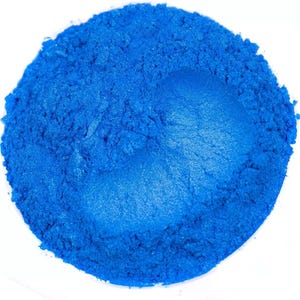 Mica Powder Blue Azure Color Pigment Powder for Epoxy Resin, Silicone ...