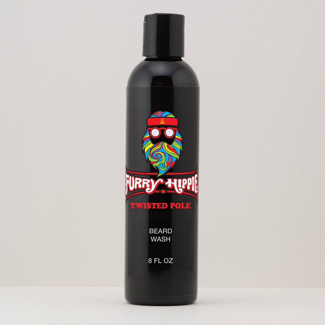 Twisted Pole | Beard Wash | Clean | Shampoo | Vegan | Furry Hippie ...