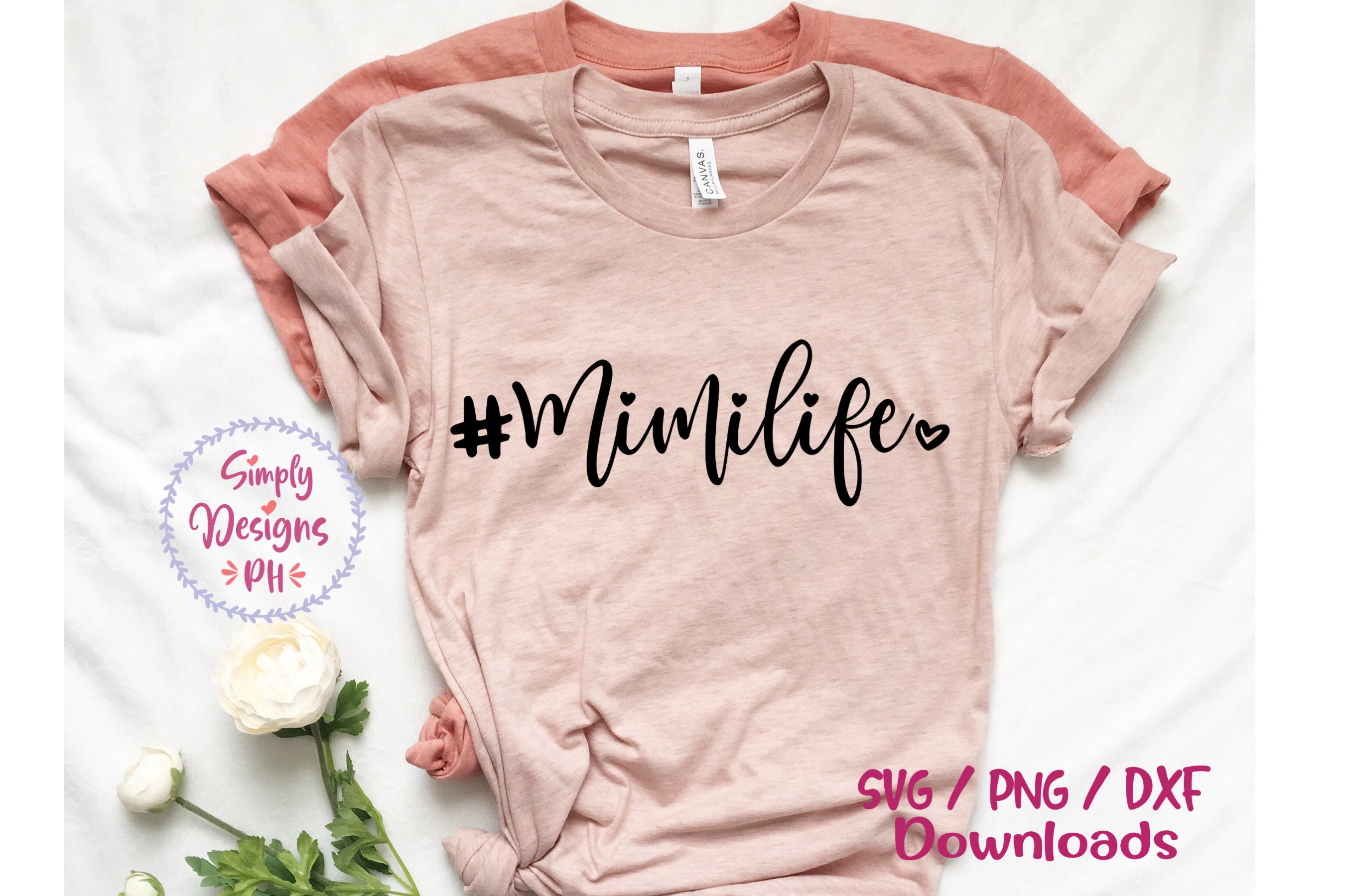 Mimi SVG File mimilife Silhouette Cut File Cricut Clipart | Etsy