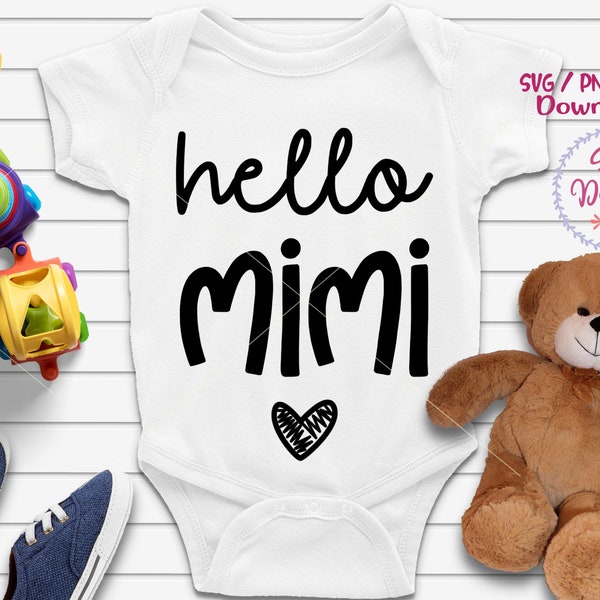 Mimi Pregnant Announcement Etsy