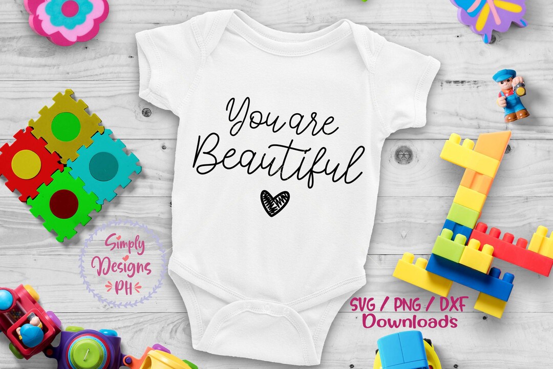 You Are Beautiful SVG Digital Download Cricut Glowforge Silhouette (svg ...