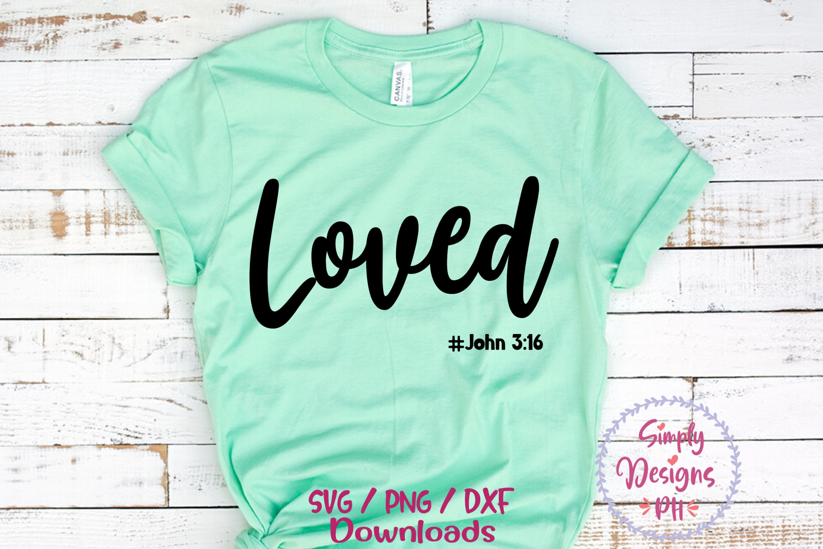 Loved SVG Bible Verse Svg Scripture Svg Dxf Png Instant - Etsy