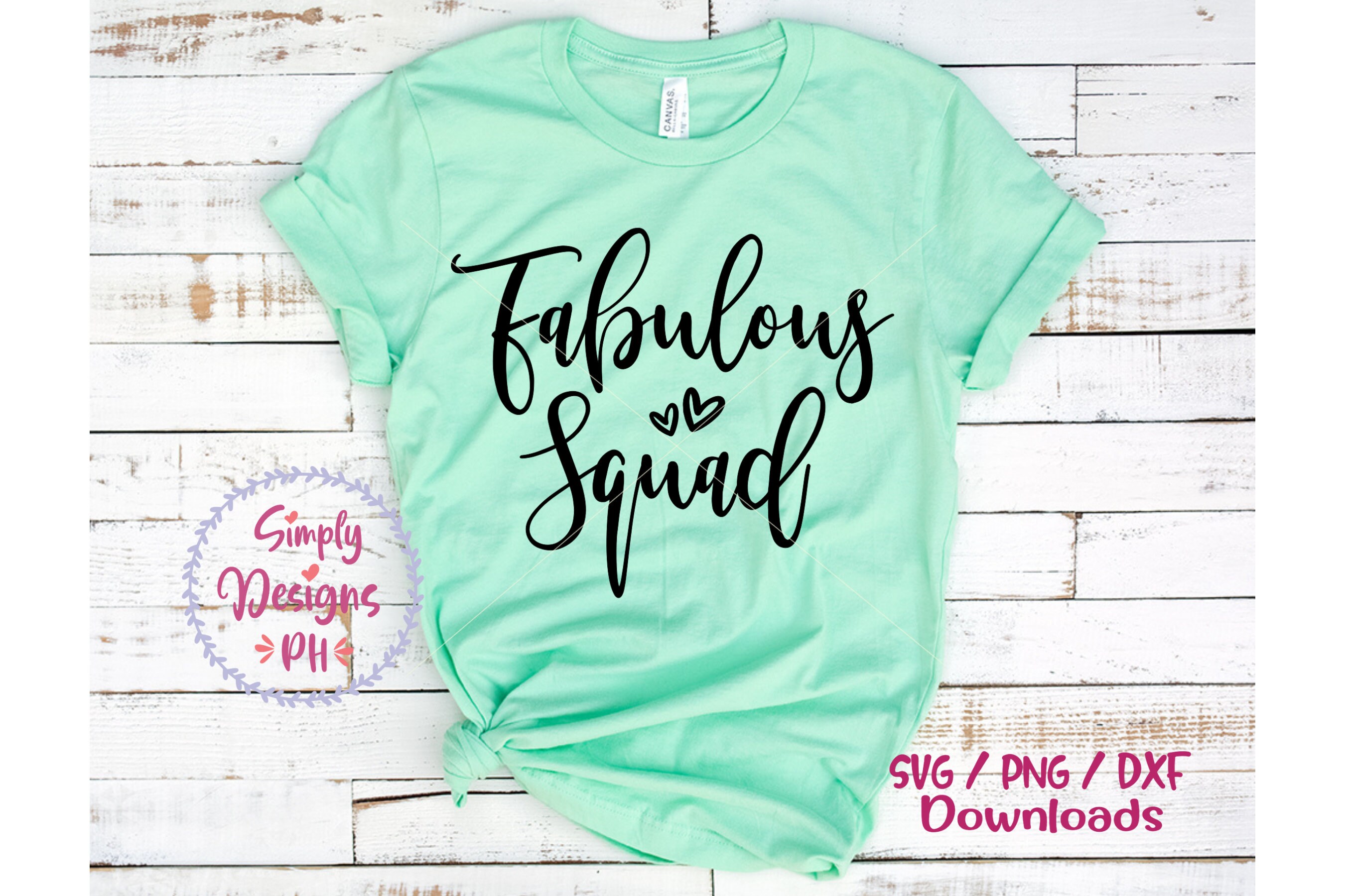 Fabulous Squad, Sassy Saying, Girly, Svg Dxf Png Jpg Digital Cut File ...