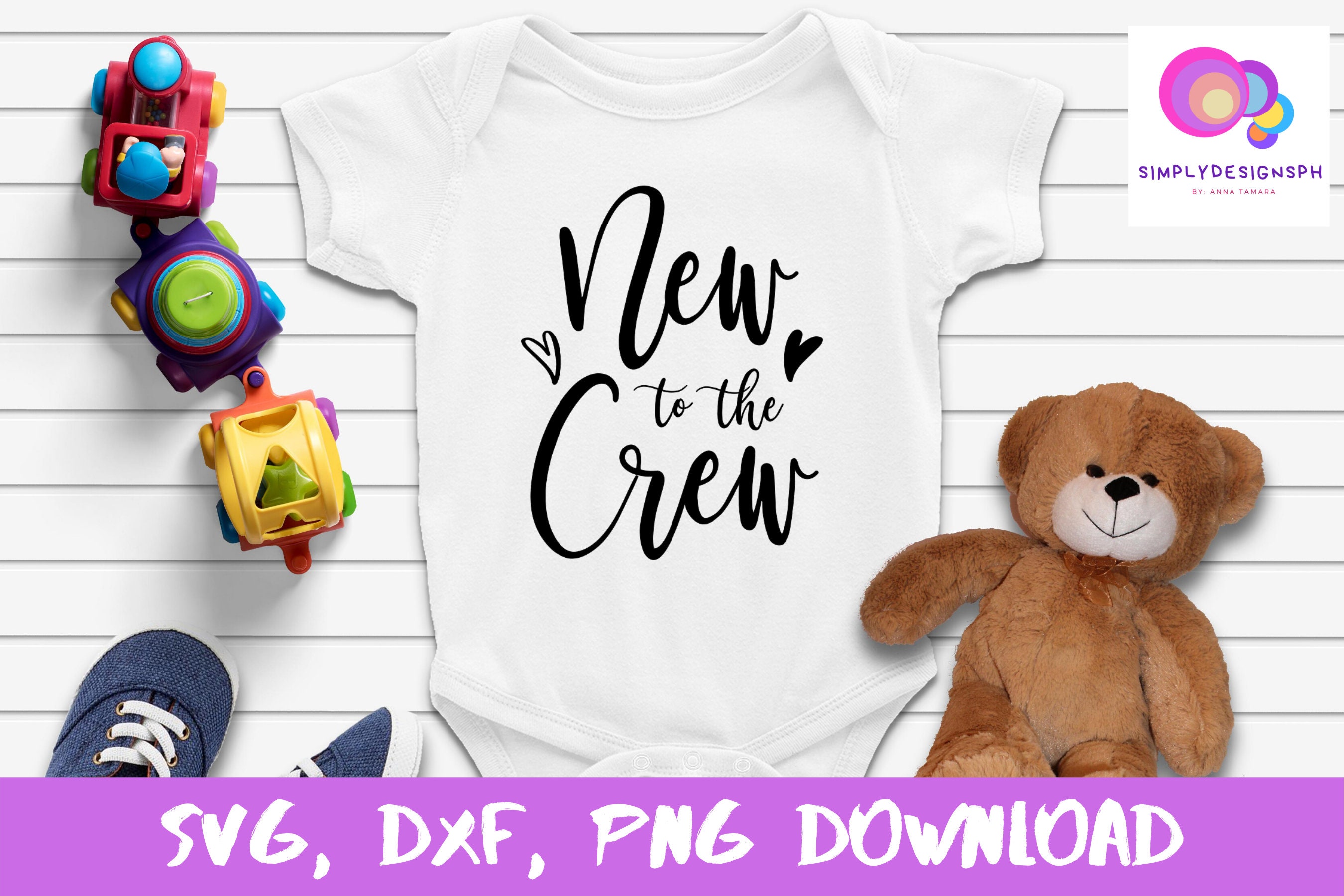 New to the Crew SVG for Commercial Use and Instant Download, Baby SVG ...