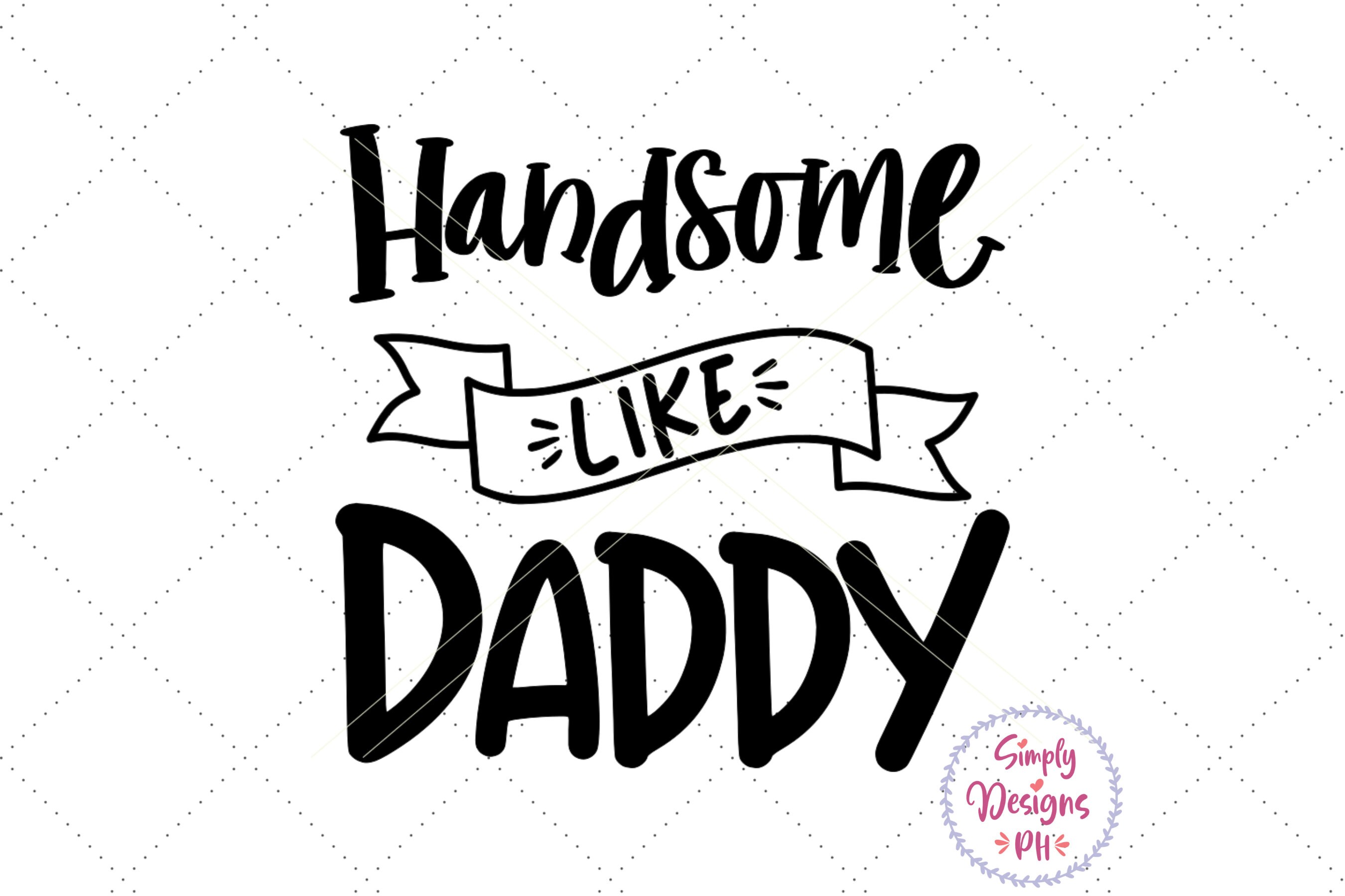 Guapo como papá svg Pequeño Hombre SVG Pequeño Caballero | Etsy