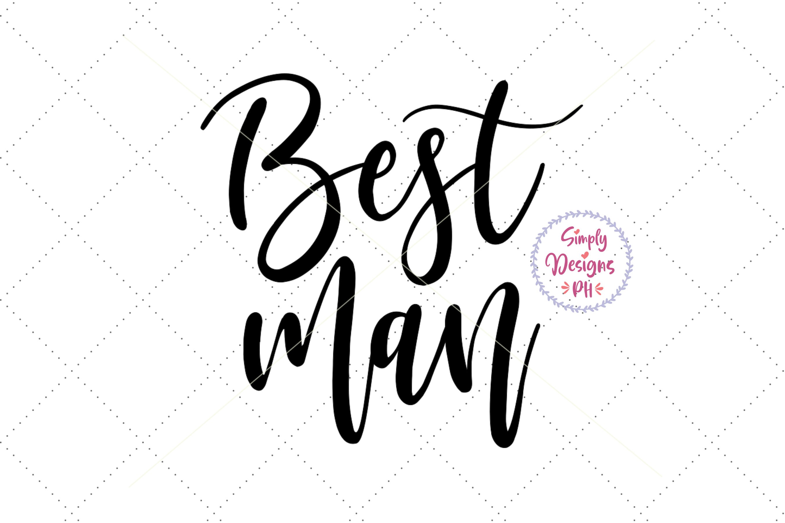 Best Man Svg Wedding SVG Groom Svg Dxf and Png Instant - Etsy