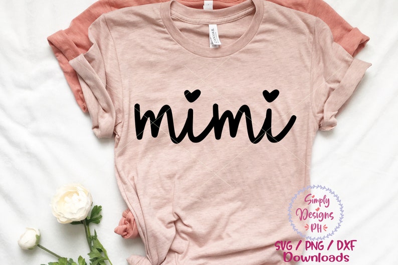 Mimi SVG Blessed Mimi SVG Dxf and Png Instant Download - Etsy