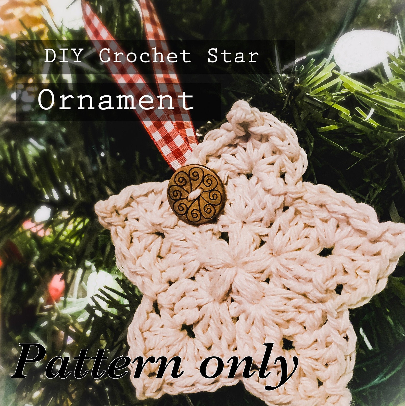 Crochet Star Ornament PATTERN ONLY - Etsy