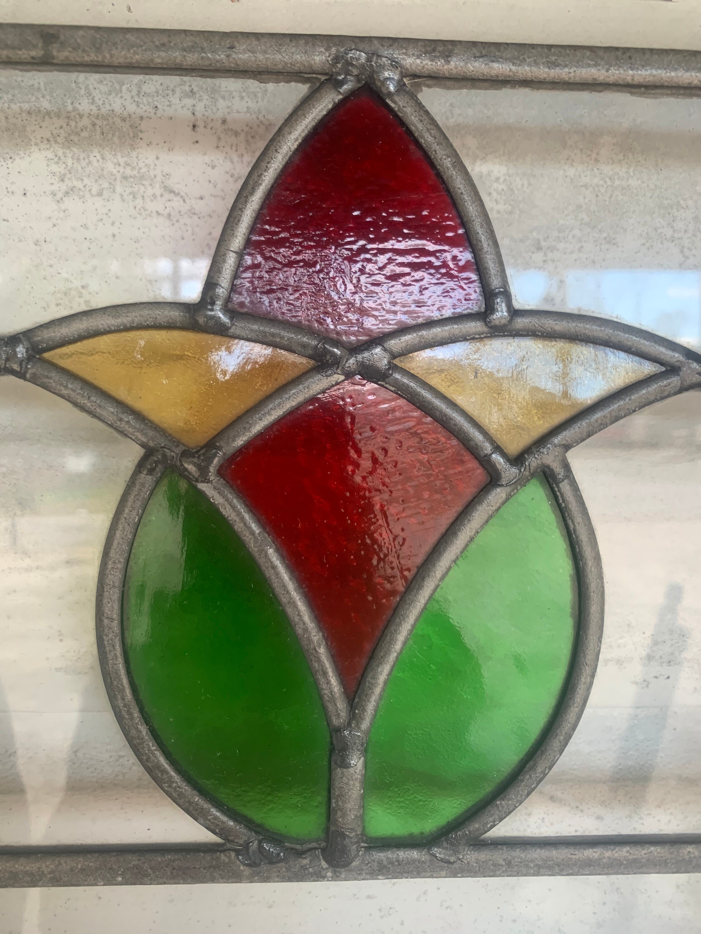 Vintage Stained Glass Window - Etsy