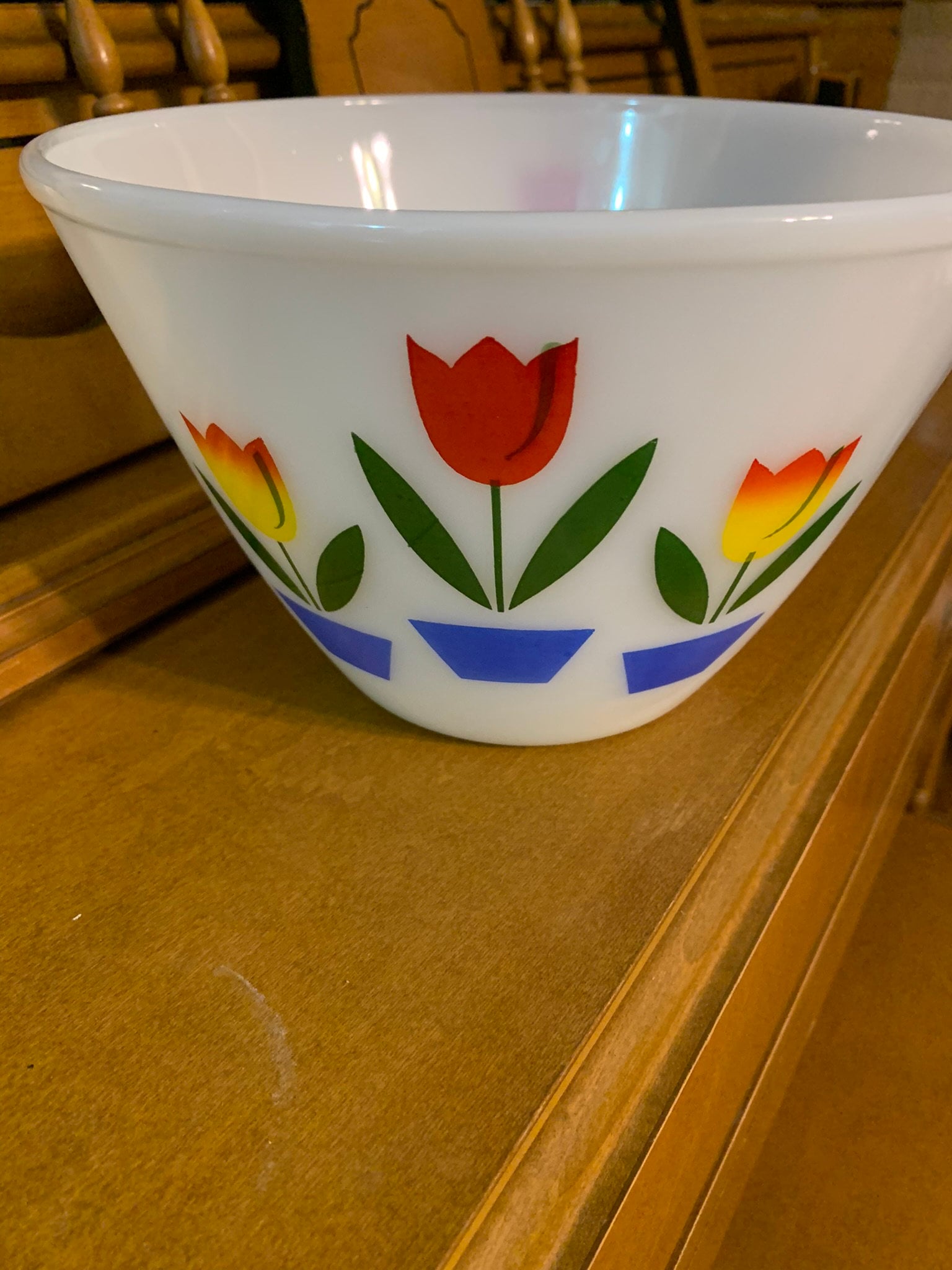 Vintage Fireking Tulip Bowls - Etsy