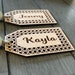 Personalized Stocking Tag / Custom Wooden Gift Tag / Gift Attachment ...