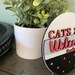 Cats Welcome Table Sign / Shelf Sitter / Tiered Tray Decor / - Etsy
