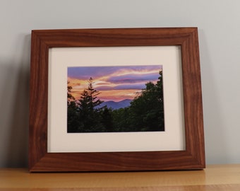 Walnut Picture Frame | Etsy