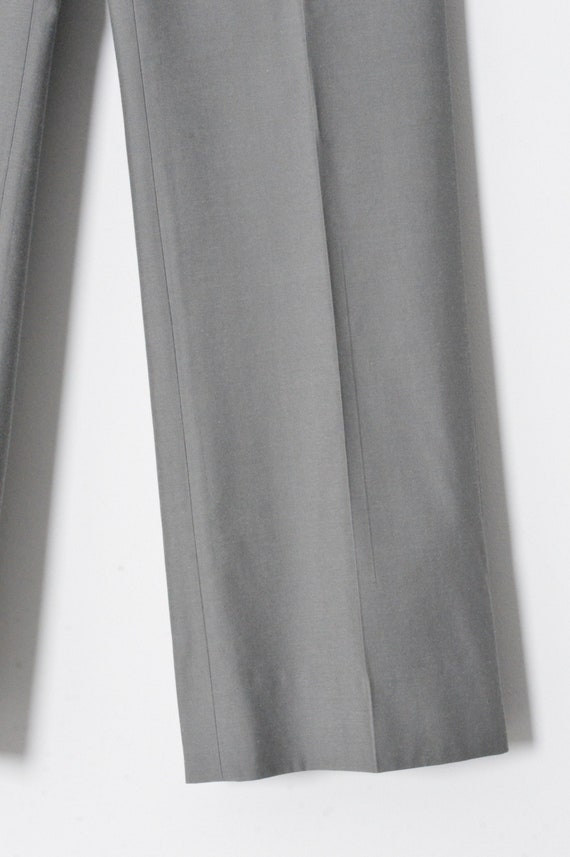 Y2K Grey Menswear Gender Neutral Minimalist Silk Wool… - Gem