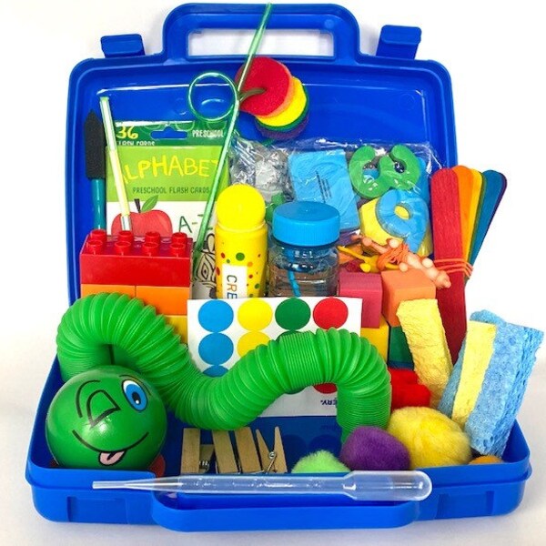 Toddler Busy Box - Etsy