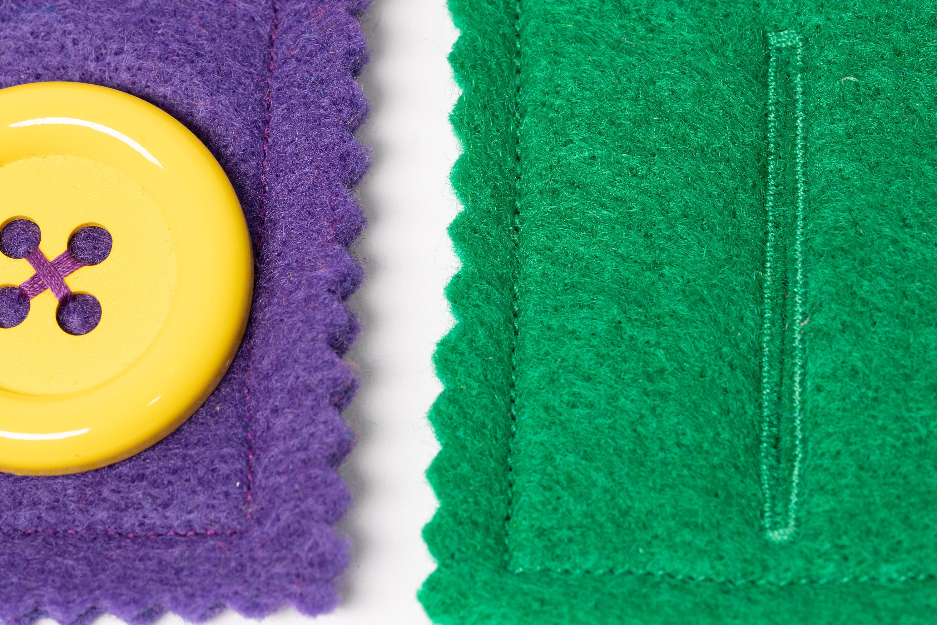 Felt Button Chain, Fine Motor Activity, Dressing Skills, Fine Motor ...