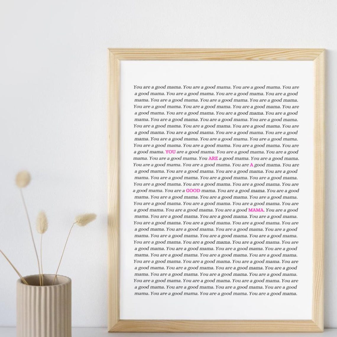 You Are A Good Mama, Poem, Mother Decor, Mother Gift, Digital Print ...