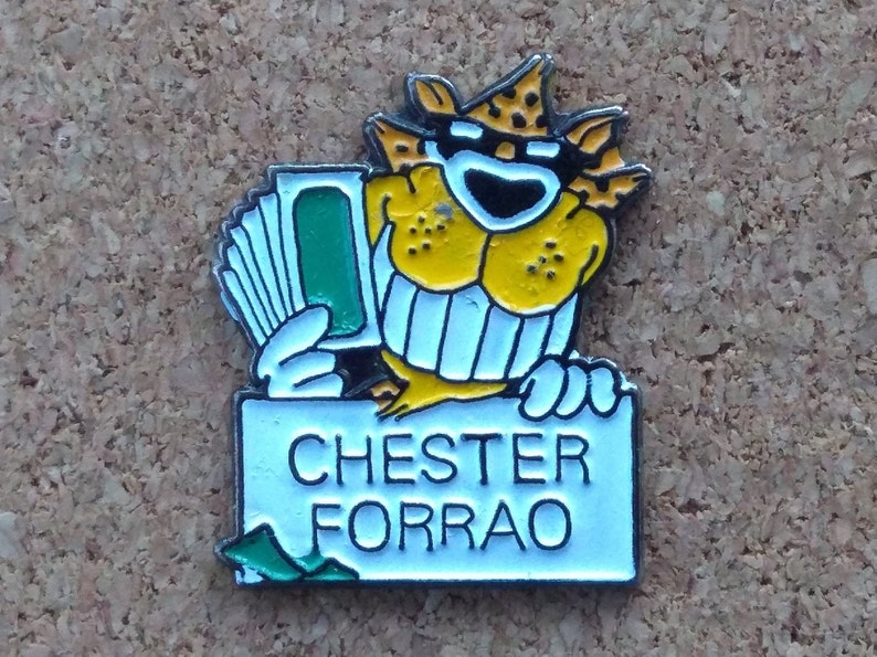 Vintage Chester Cheetah Cheetos Pins: Actor Tired Sick | Etsy