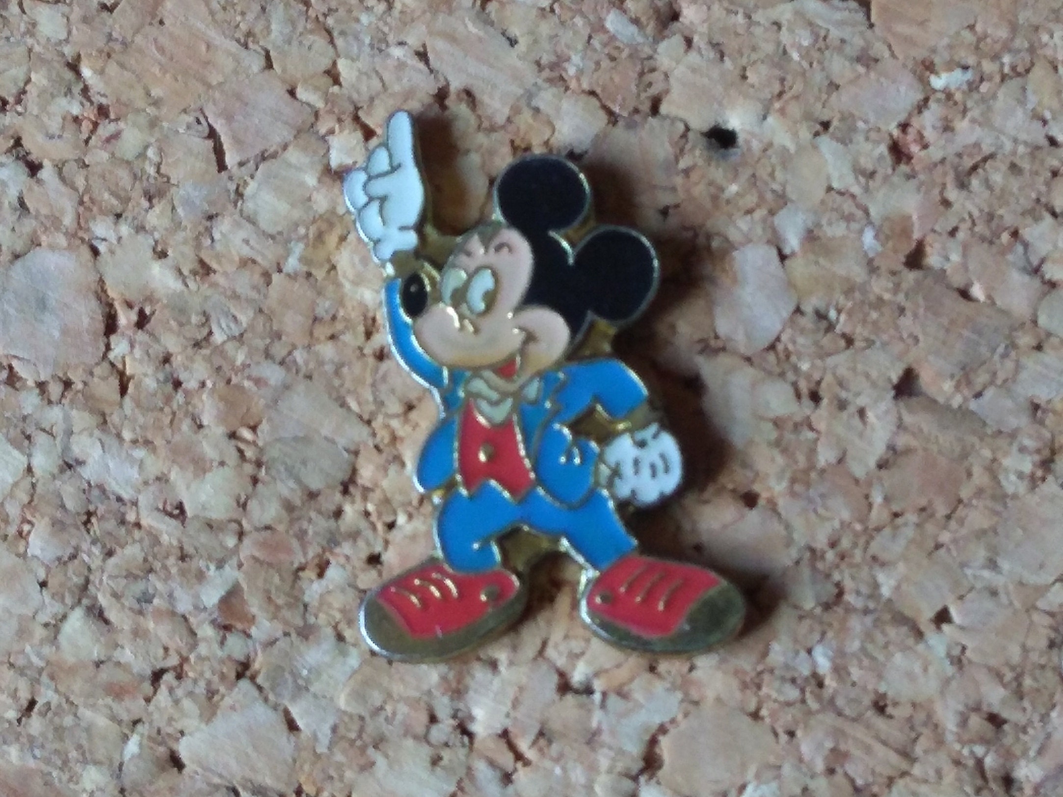 Vintage Disney Mickey Mouse Pins: Mickey Mouse in Fantasia - Etsy