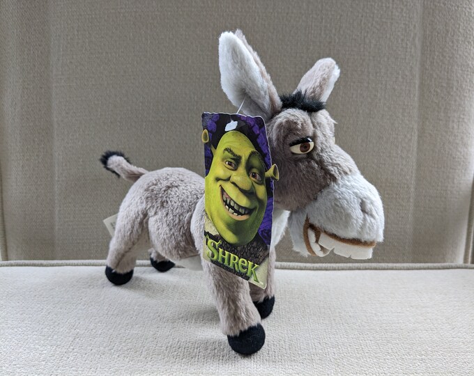 Vintage Shrek Plushie: Donkey From Shrek Stuffed Animal - Etsy